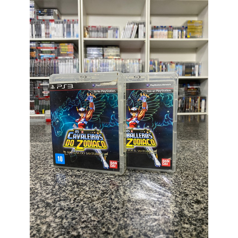 Os Cavaleiros do Zodiaco Batalha do Santuário - Ps3 Playstation 3 Jogo Infantil Disco Midia ...
