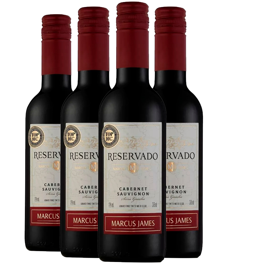 Vinho Reservado Marcus James Cabernet Sauvignon 375mL 100% Cabernet ...