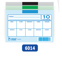 PACOTE CARTELA DE RIFA 10 NOMES TAMOIO 50 UNIDADES | Shopee Brasil