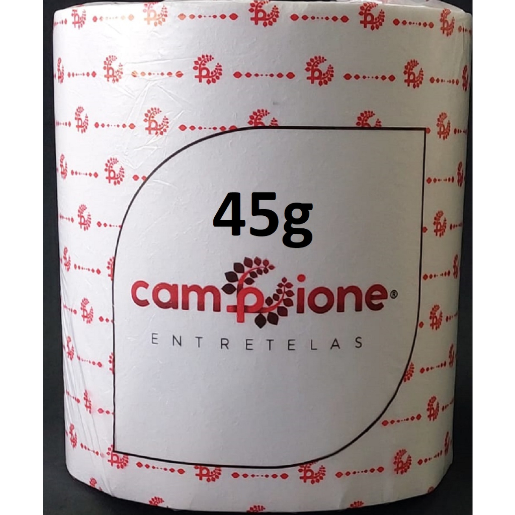 Entretela bordado 45g x 30 cm x 100 metros / Direto da Fábrica | Shopee Brasil