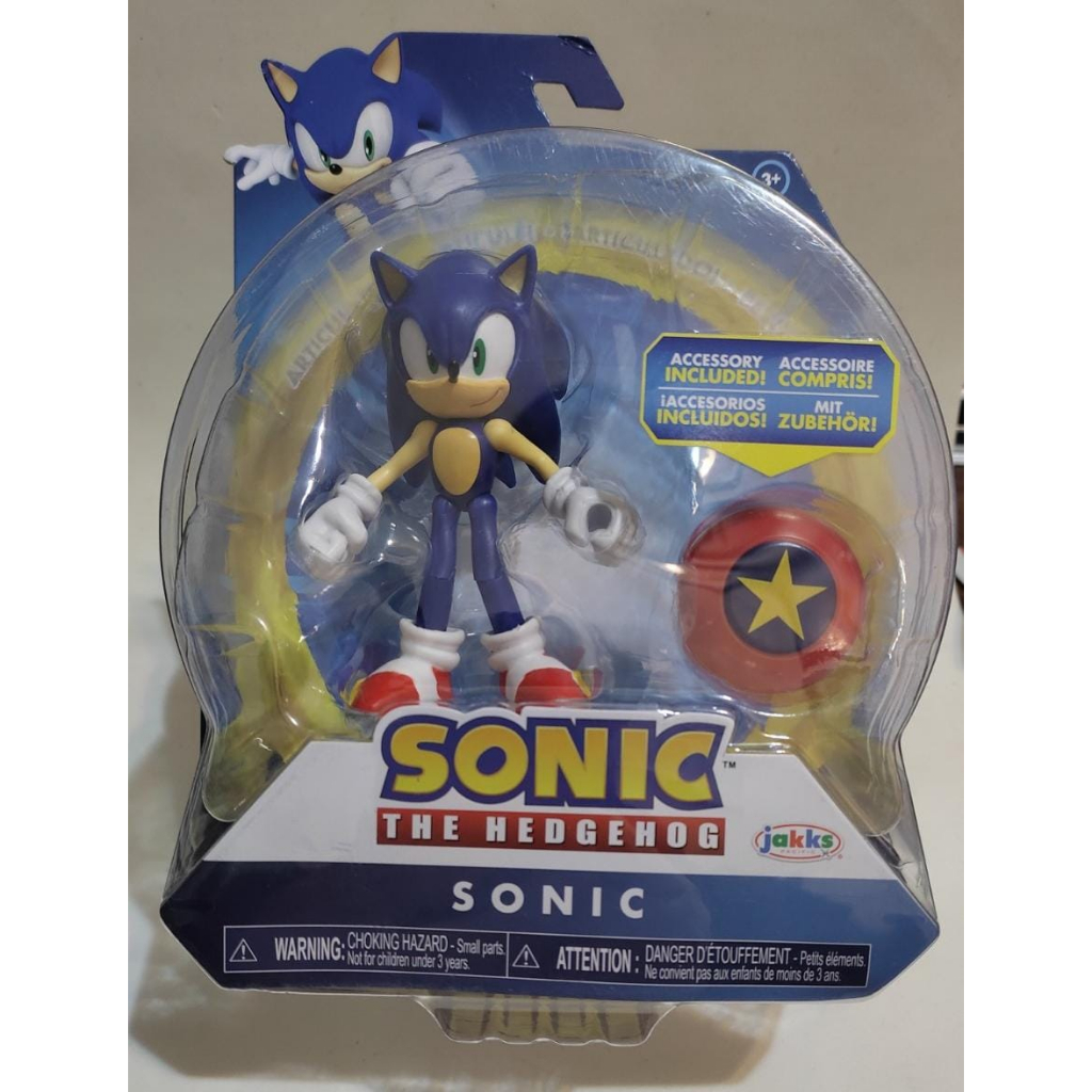 Boneco articulado Sonic - Sonic The Hedgehog (Jakks) | Shopee Brasil