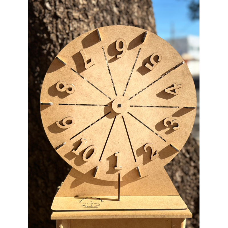 Roleta em MDF (podemos escrever no lugar dos números ) | Shopee Brasil