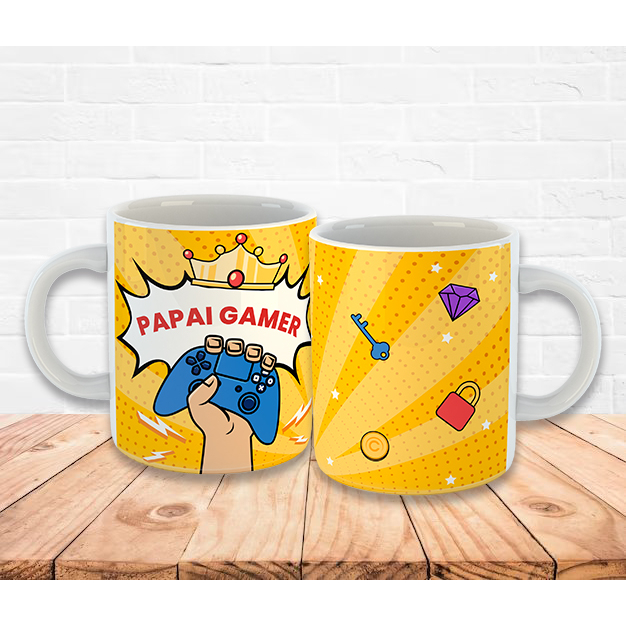Caneca para o Dia dos Pais: Papai Gamer | Shopee Brasil