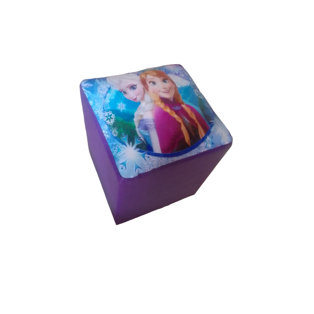 Mini Puff Puf Infantil Frozen | Shopee Brasil