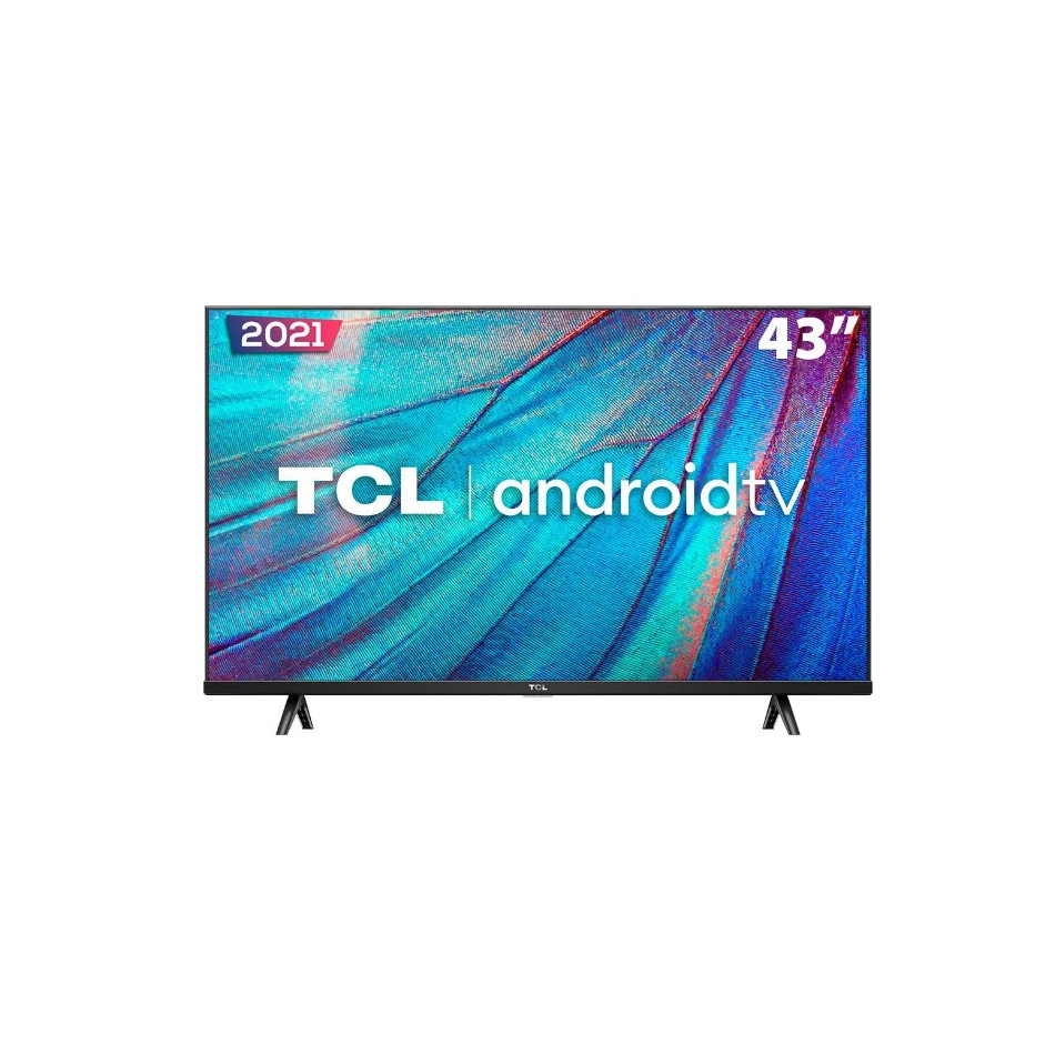 Smart TV LED 43" Full HD TCL 43S615 com Design Sem Bordas, Bluetooth ...
