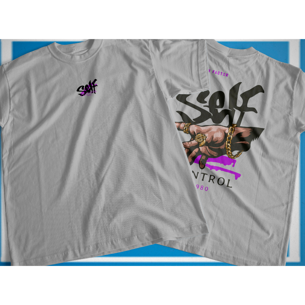 Camiseta Self Control 1980 Street Wear Style Arte Registrada Drop 1 ...