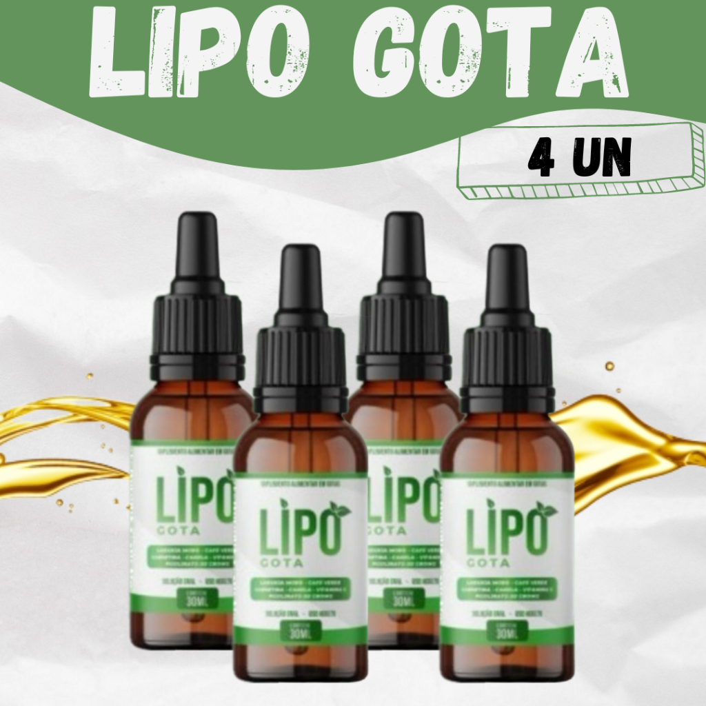 4 LIPO GOTA ORIGINAL SUPER QUALIFICADO | Shopee Brasil