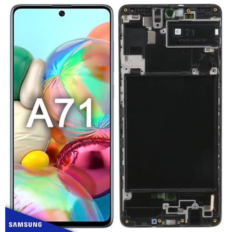 Tela Frontal LCD Touch Display A71/A71S OLED Original China C/Aro C ...