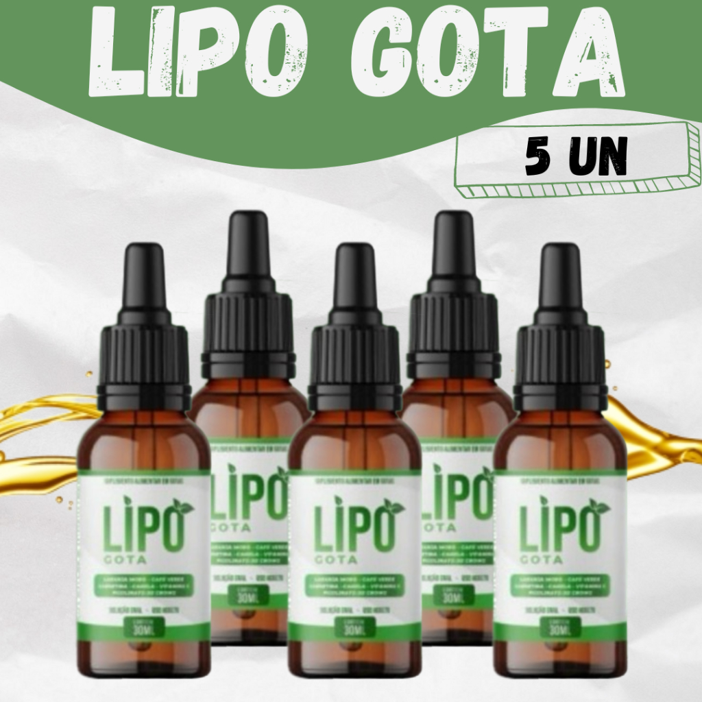5 LIPO GOTA ORIGINAL ULTRA EFICIENTE | Shopee Brasil