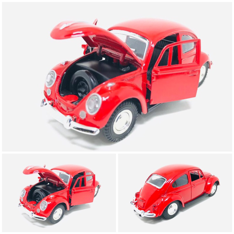 Miniatura Volkswagen Fusca Carrinho de Coleção Abrem as Portas e Capô ...