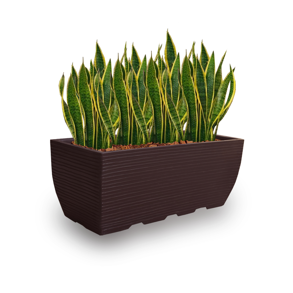 Vaso de Planta Jardineira 60x25 cm Floreira Retangular Decorativa P ...