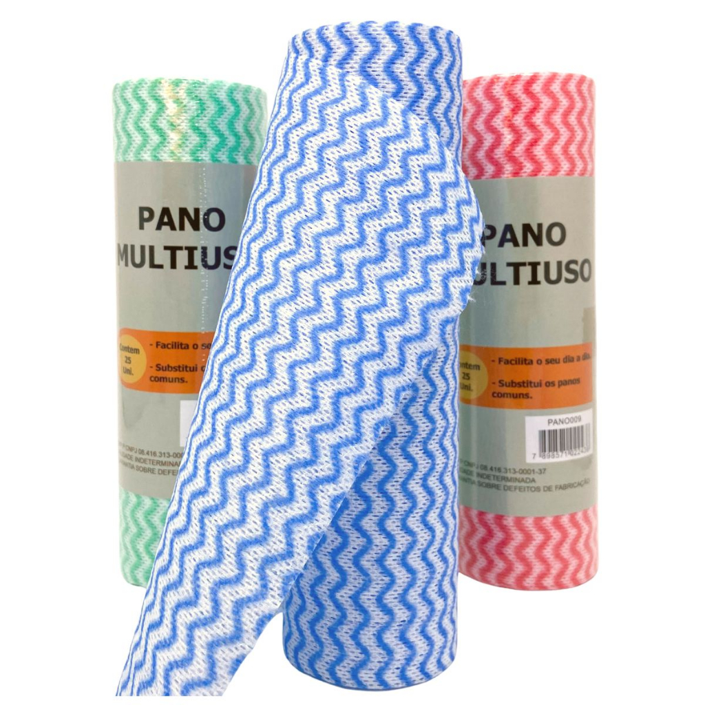 Pano Multiuso Tipo Perfex C/25 Unid Rolo 20x40cm | Shopee Brasil