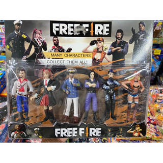 Kit Free Fire 6 bonecos Articulados 16 cm top de linha Envio Imediato ...