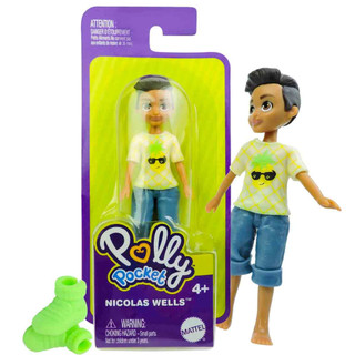 Polly Pocket - Mini Boneco Articulado Nicolas Wells - Mattel | Shopee ...