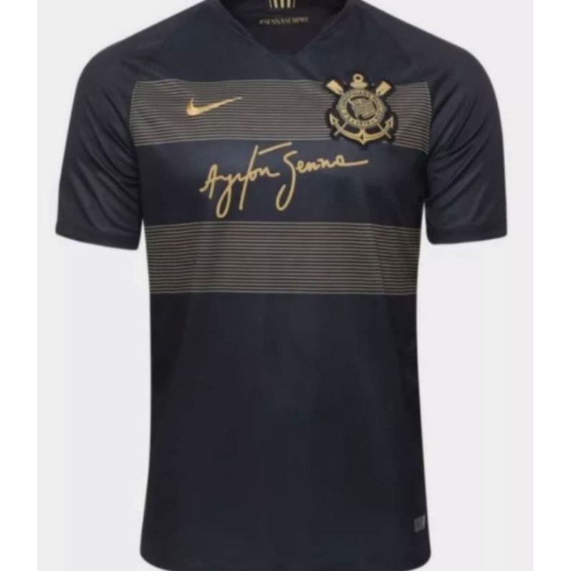 camisa Camiseta do time Corinthians alton Senna | Shopee Brasil