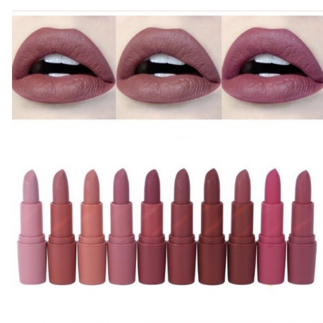 Batom Miss Rose Matte diversas cores efeito fosco alta cobertura 7301 ...