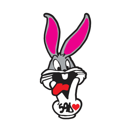 Adesivo do Pernalonga 59D - para Tanque de Moto: A personalidade ...