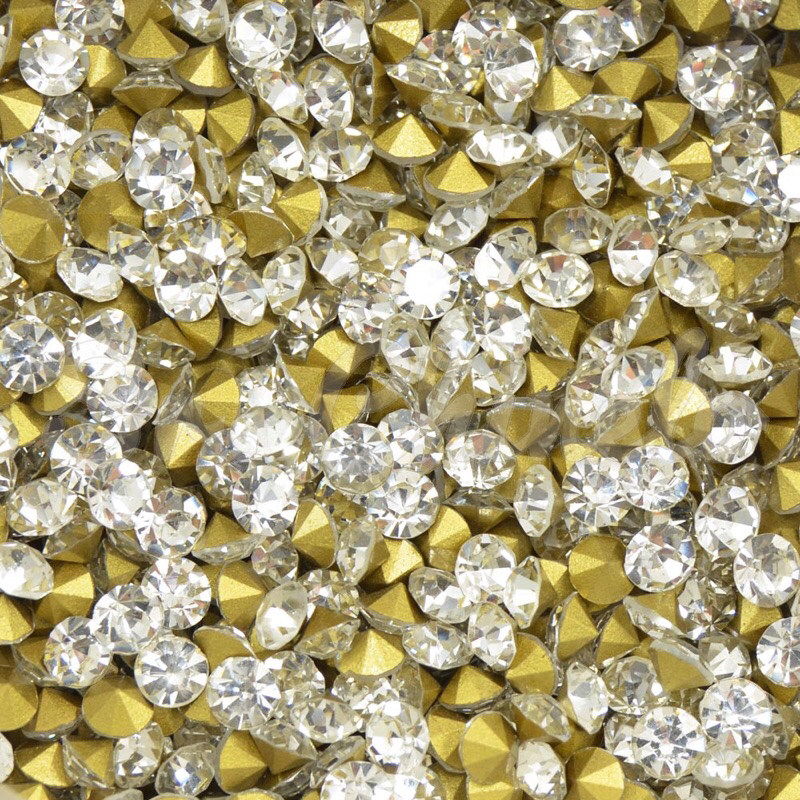 Pedra de Strass Cristal (ponto de luz) Aprox. 200 unidades / strass ...