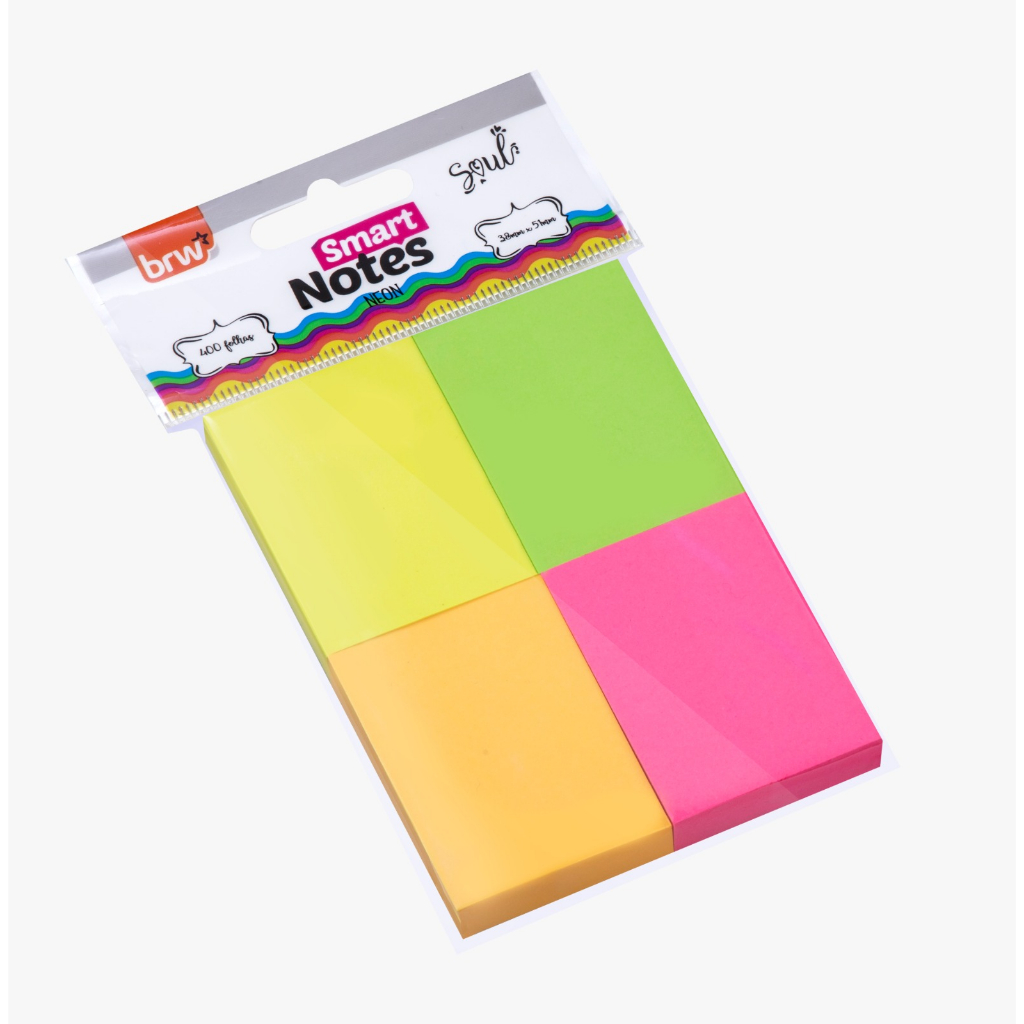 Bloco Adesivo notes 38x51mm- 100 folhas | Shopee Brasil