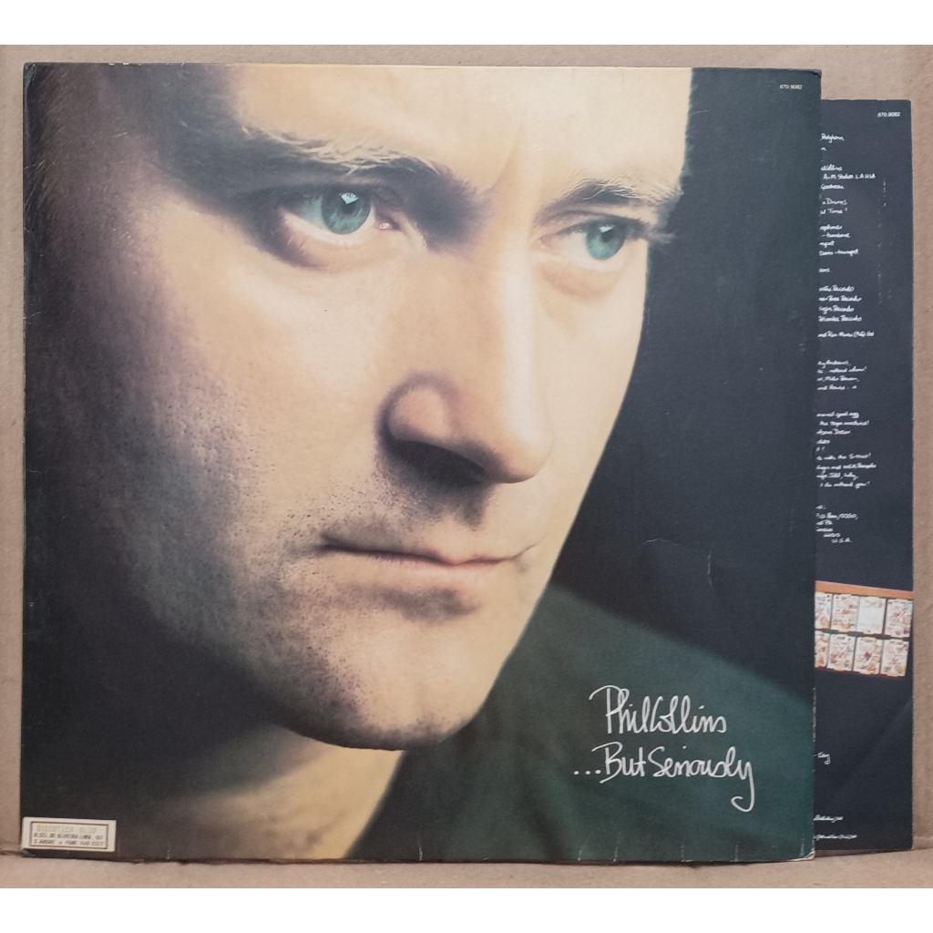 LP Disco Vinil Phil Collins - But Seriously - Com Encarte LP Excelente ...
