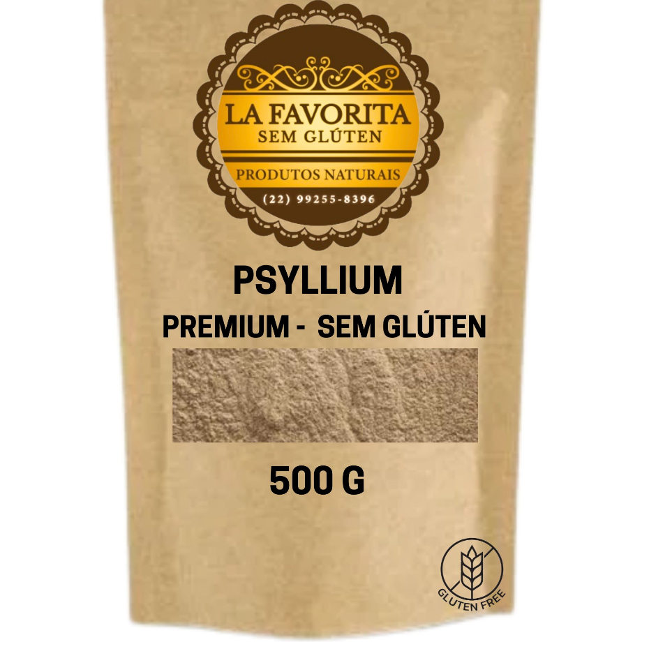 Psyllium Psylium Psilium Fibra - 100g ou 200g ou 500g - Sem Glúten Alta ...