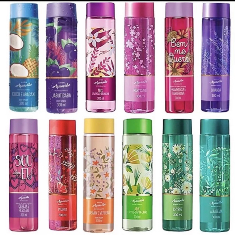 Body Splash Aquavibe Refrescantes AVON 300ml | Shopee Brasil