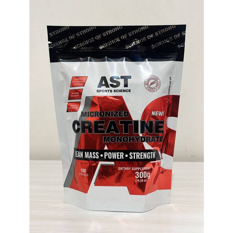 Creatina 100 Pura Micronizada E Monohidratada Refil 300g Ast Sports