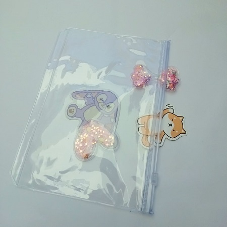 Estojo zip zap 15 x 21 Cristal Transparente | Shopee Brasil