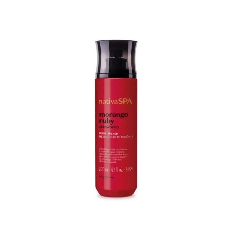 Body Splash Nativa SPA Morango Ruby 200ml | Shopee Brasil