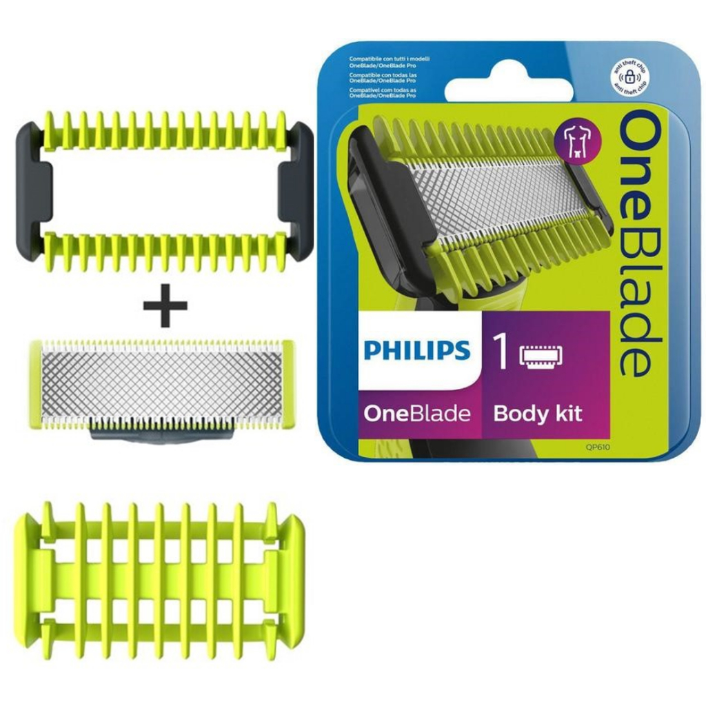 Kit Body Oneblade Lamina + 2 Pente One Blade Philips | Shopee Brasil
