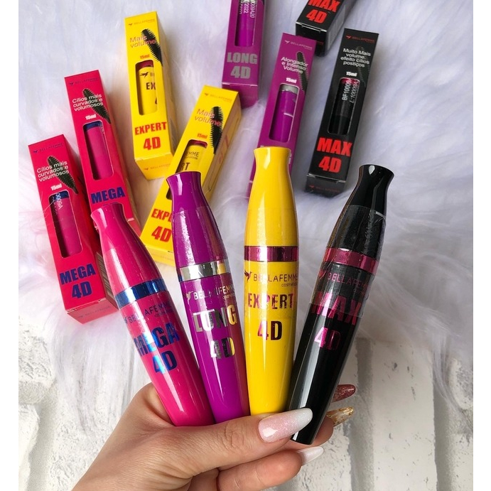 Máscara De Cílios 4d Bella Femme | Shopee Brasil