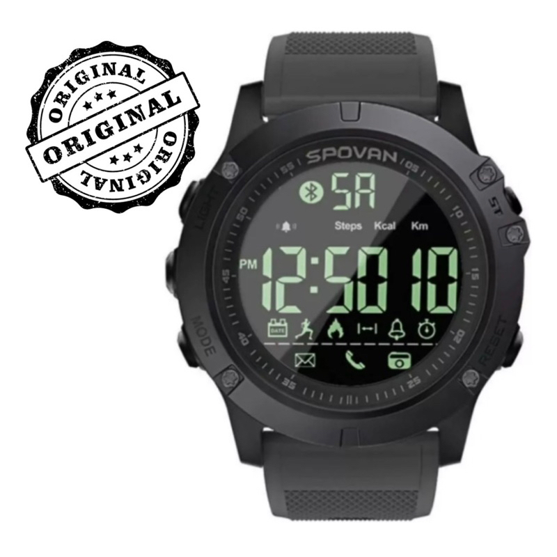 Smartwatch Spovan Militar Esporte, Durabilidade e Precisão | Shopee Brasil