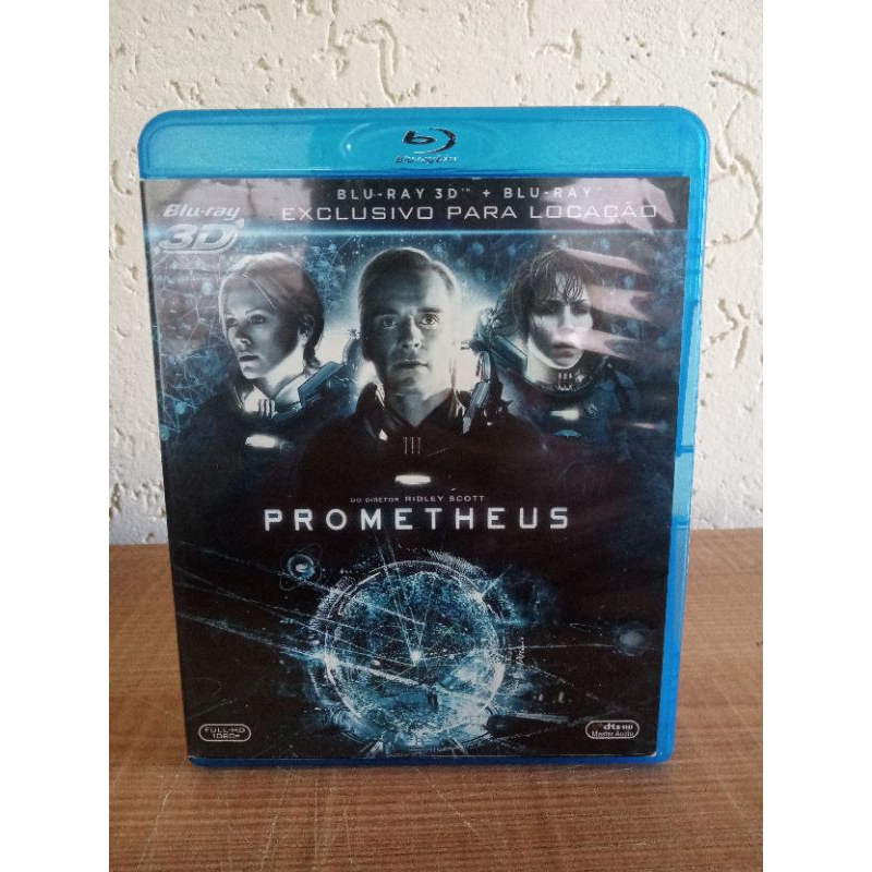 Blu-ray Prometheus, 3D e 2D, duplo | Shopee Brasil