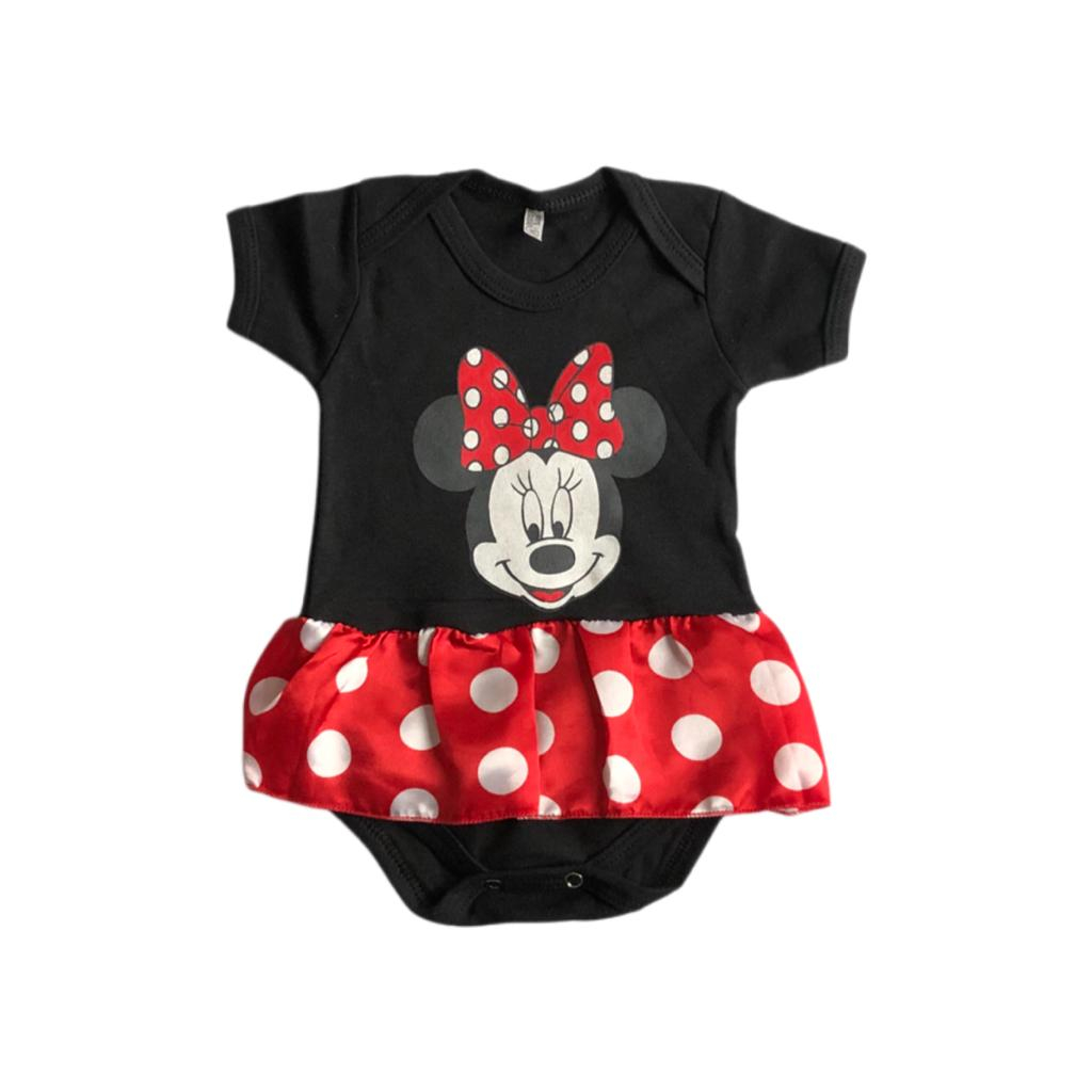 Body temático Infantil Bebê - Minnie | Shopee Brasil