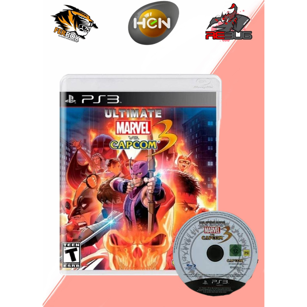 ULTIMATE MARVEL vs CAPCOM 3 PS3 (HEN OU CFW) | Shopee Brasil