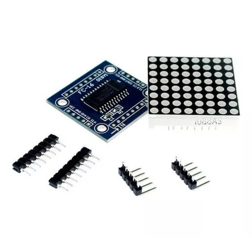 Módulo Matriz De Led 8x8 Com Max7219-bloco De Leds Removível [ Código 590 ] | Shopee Brasil