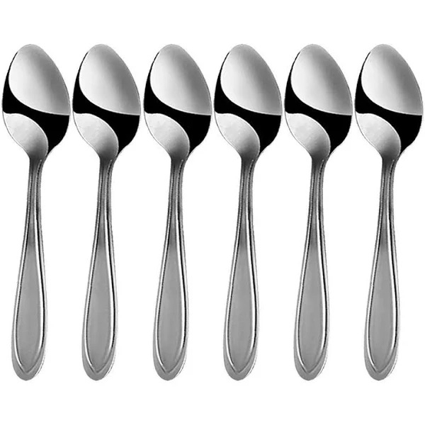 Colher Inox Mesa Star Top Útil - Kit com 6 colheres | Shopee Brasil