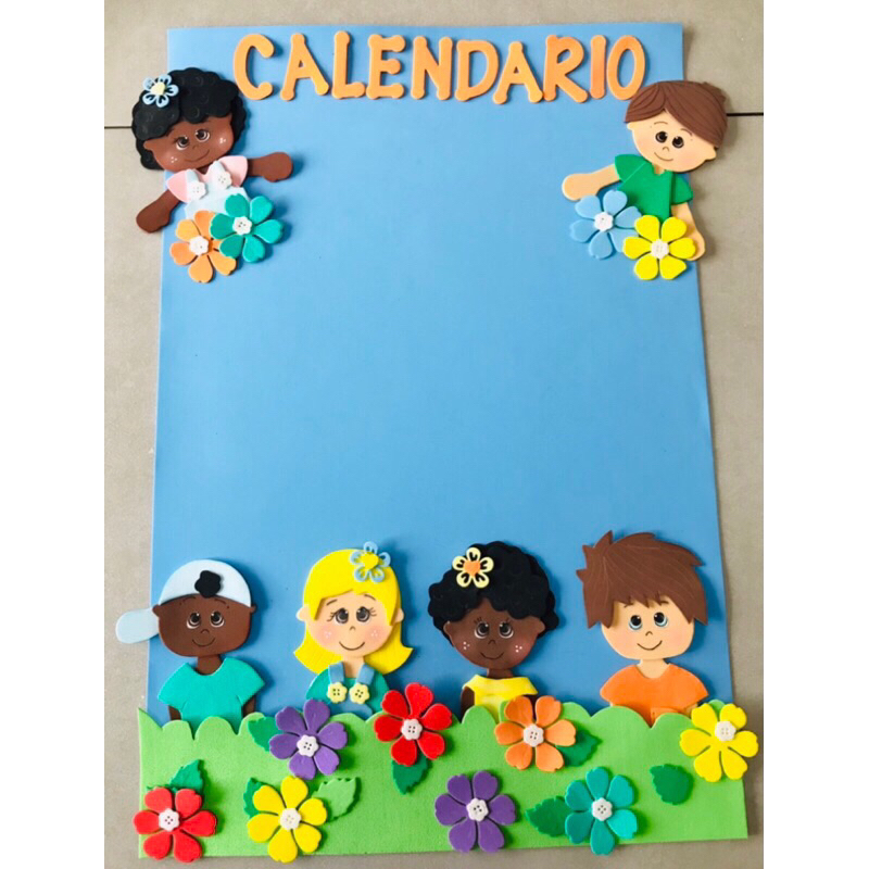 Painel Escolar Calendário (Ler toda descrição antes de efetuar a compra ...