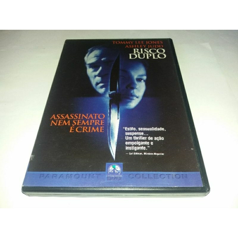 Dvd - Risco Duplo - 1999 - Tommy Lee Jones - Ashley Judd - Dublado | Shopee Brasil