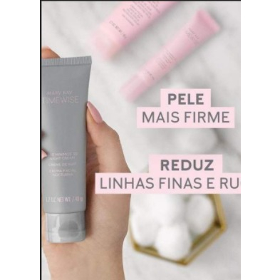 Creme Diurno ou Noturno FPS 30 ou SEM FPS TimeWise 3D Mary Kay | Shopee Brasil