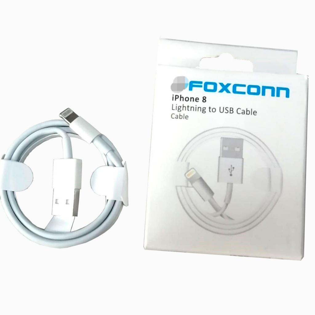 Cabo usb lightning para celular iphone 5/6/7/8/ipad foxconn (kit 3/5/10 ...