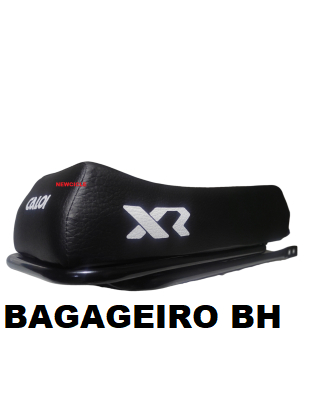 Kit de Bagageiro com Garupa Reta Bh e Banco caloi XR + presilha e ...