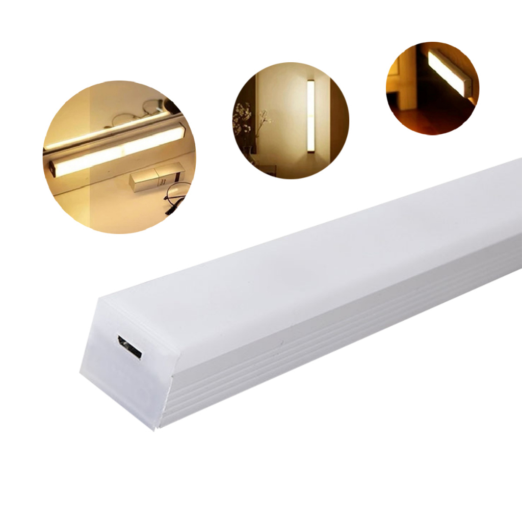 Barra LED Luminaria Sem Fio USB com Sensor Recarregavel | Shopee Brasil