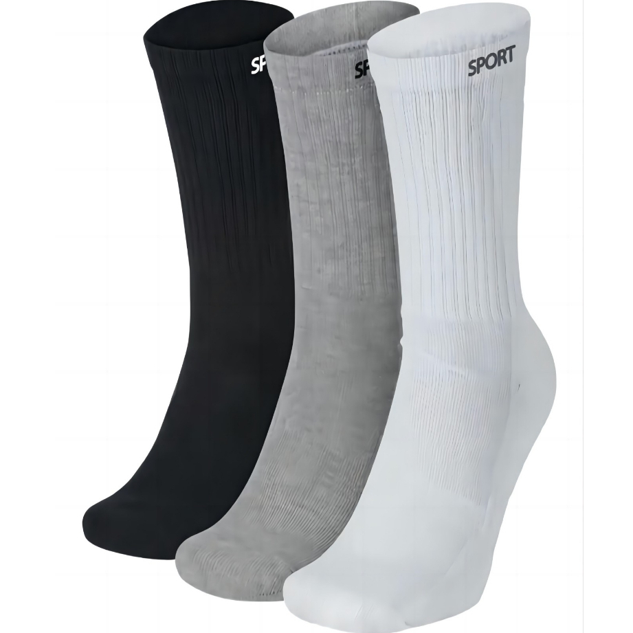 Conjunto Pares De Meia Adulto Moda Masculina Sports/ CANO LONGO ...