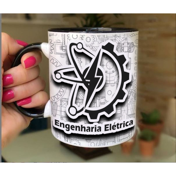 Caneca Engenharia Eletrica Personalizado com Nome | Shopee Brasil