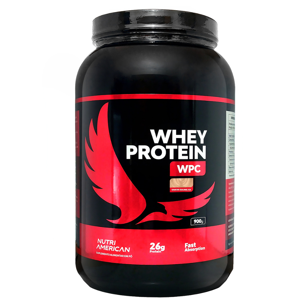 Whey Protein WPC 900g - Nutri American | Shopee Brasil