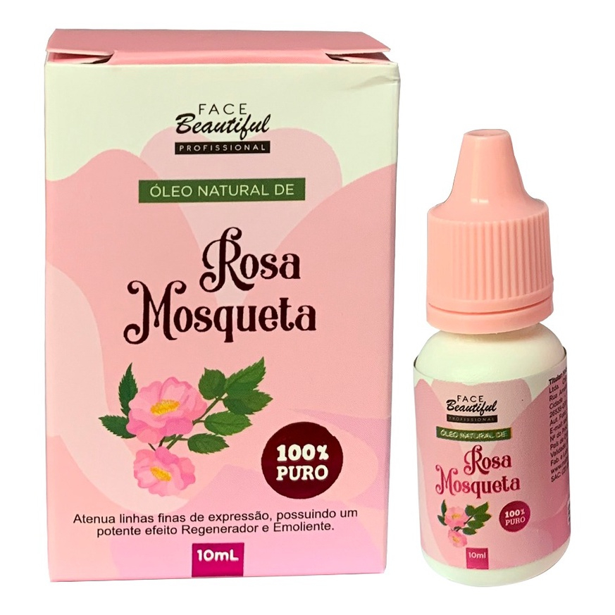 Oleo rosa mosqueta 100% puro anti-estrias e celulite 10ml face ...