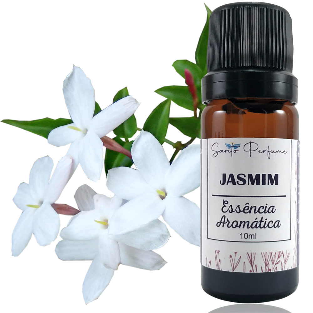 Essência Aromática de Jasmim 10ml da Santo Perfume | Shopee Brasil