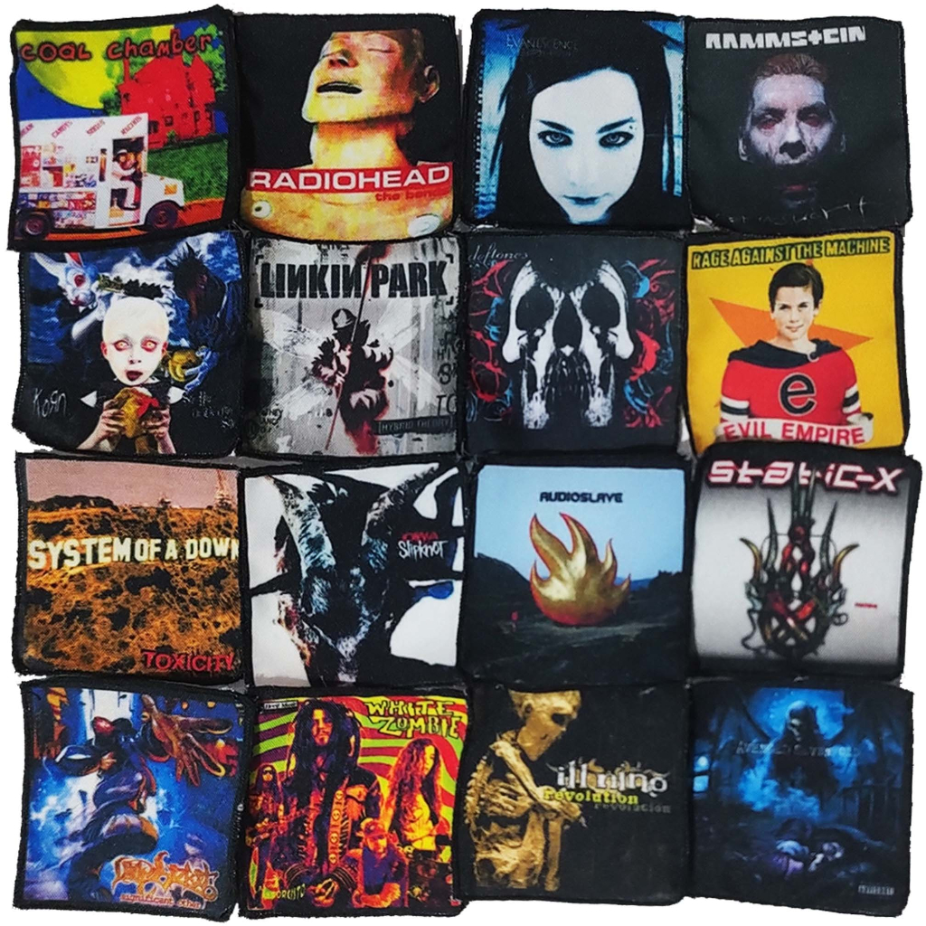 Patch Capa de álbum New Metal, Alternative, Rapcore, Industrial e Pop ...
