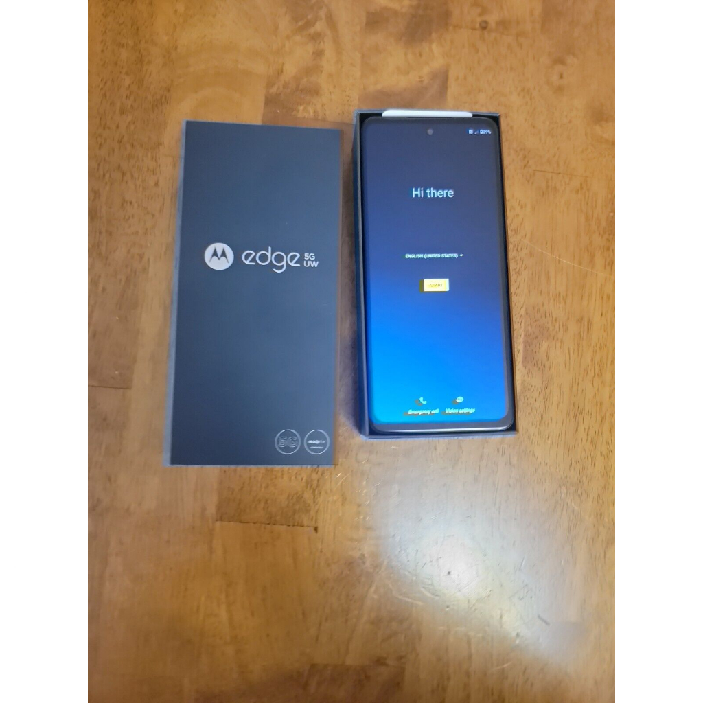 Novo Motorola Edge 5G UW 2021 XT2141-1 Nebula Blue 256GB (Desbloqueado ...
